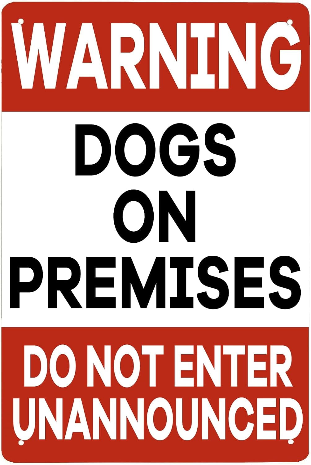 Tin Sign-Beware Of Dog Tin Sign - Warning Signs for Yard. No ...