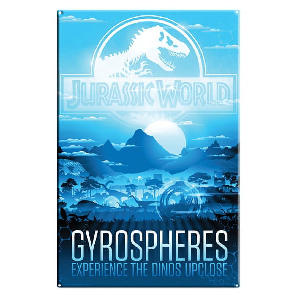 Tin Sign - Jurassic World - Gyrospheres Large Metal Plate New 408879 ...