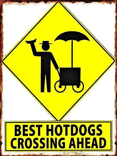 Tin Signs - Hot Dog Street Restaurant Restaurant Snack Vintage Metal ...