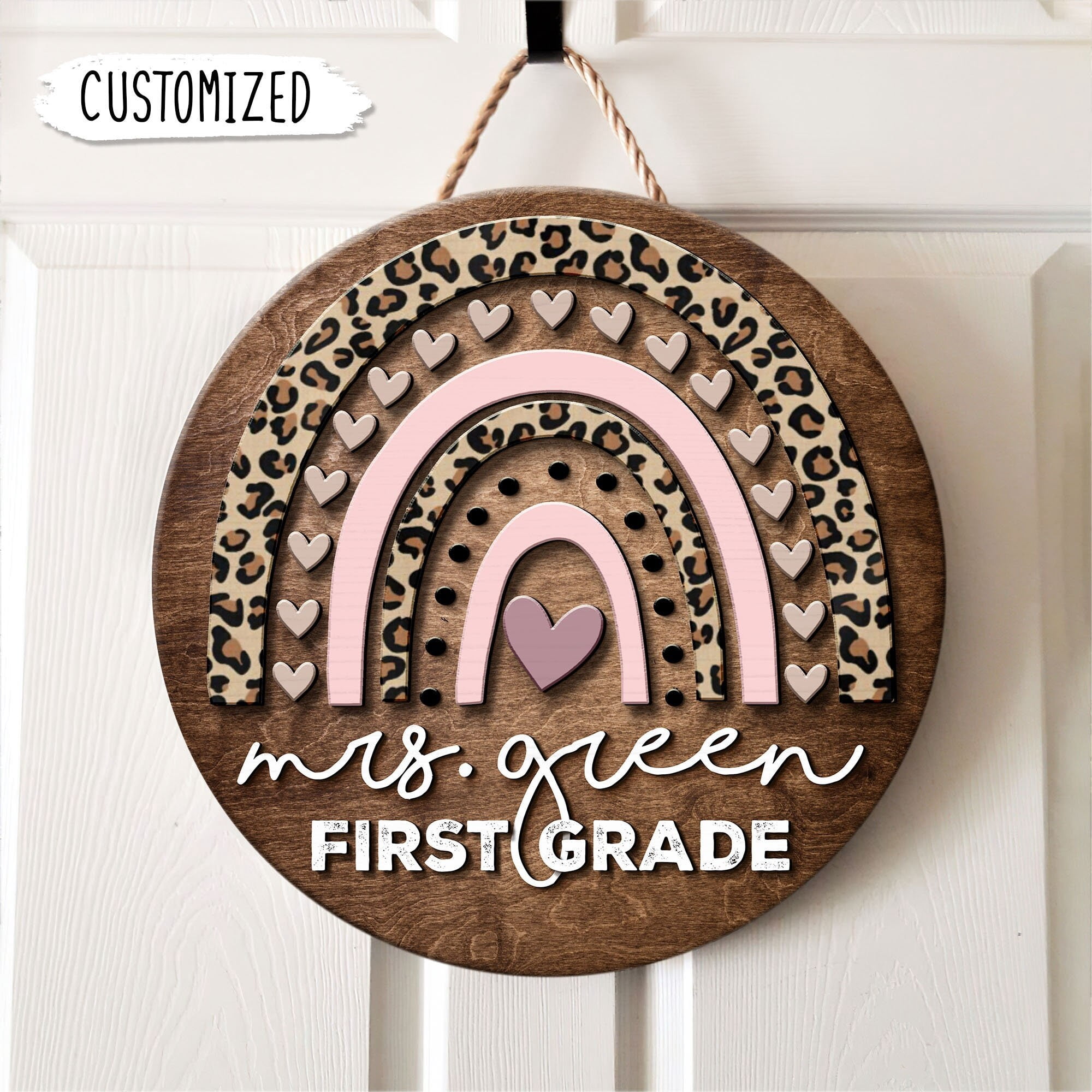 Tin Signs Teacher Gifts, Classroom Door Hanger, Teacher Appreciation ...