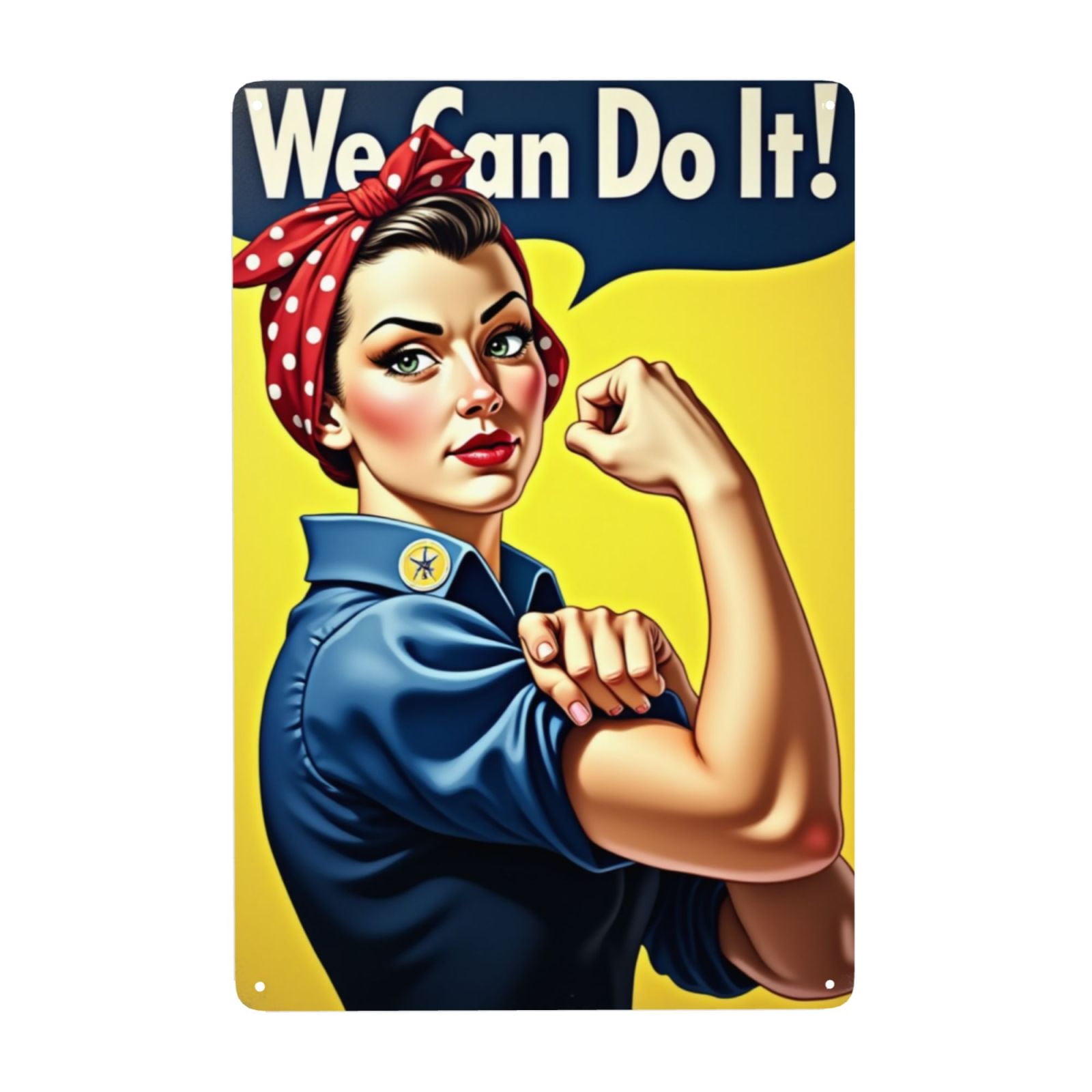 Tin Signs Vintage We Can Do It Vintage Metal Sign Ww2 Military Retro ...