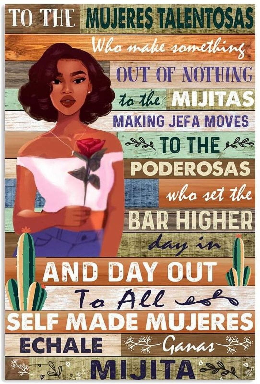 Tin Signs Vintage Funny to The Mujeres Talentosas Who Make Something ...