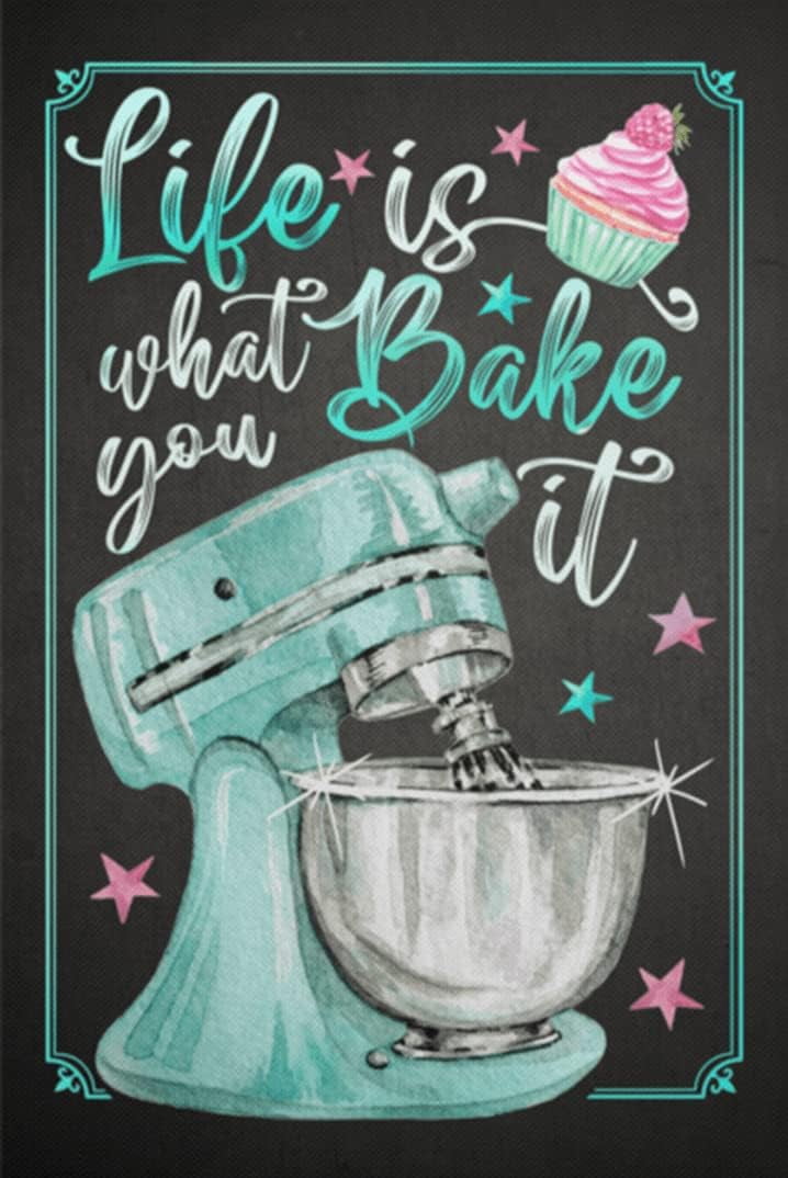 Tin Signs Vintage Life Is What You Bake It Baking Fun Home Home ...