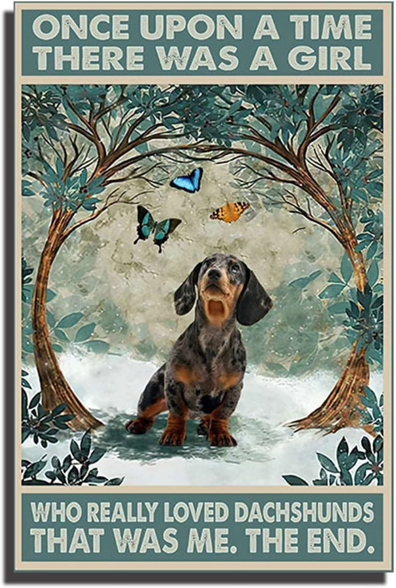 Tin Signs for Women Once Upon a Time There was a Girl Who Really Loved ...