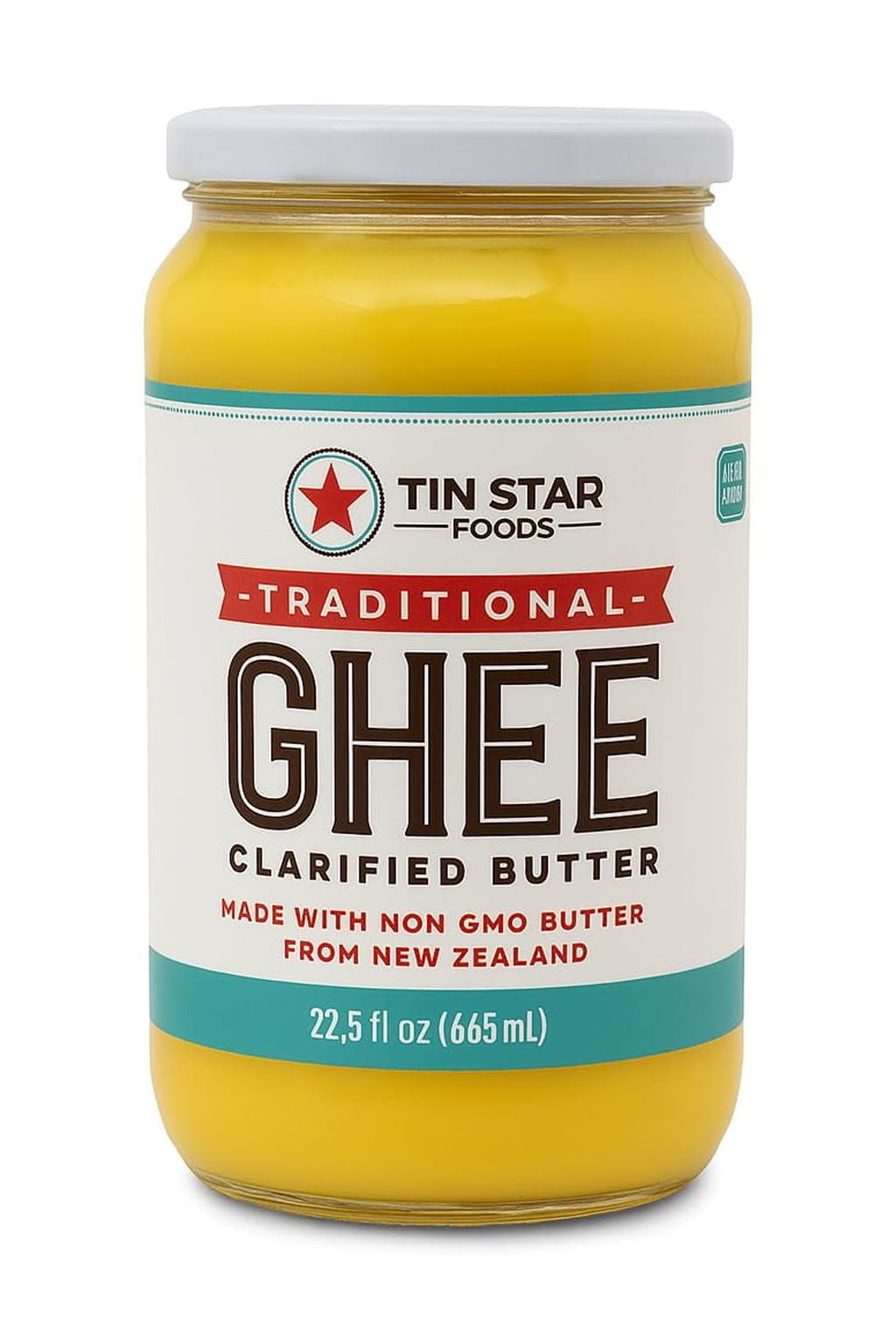 Tin Star Foods - DEF29 Grassfed Ghee (Grassfed Biodynamic 22.5 oz ...