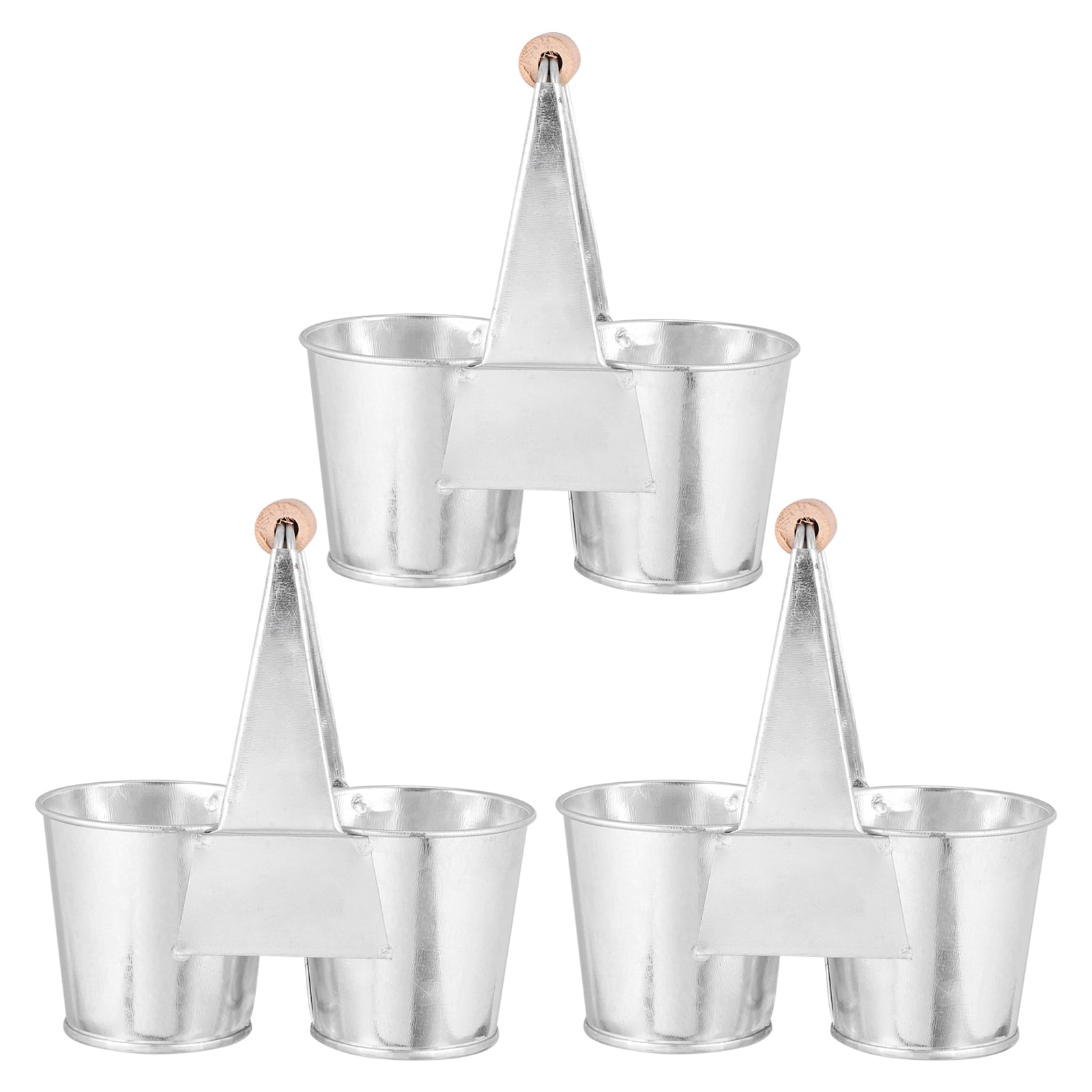 Tin Vase Garden Decor Metal Vases for Flowers Rustic Iron Floral Bucket ...