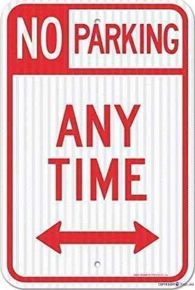 Tin sign metal warning reminder sign No Parking Anytime Large Room ...