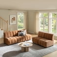 Tina's Home 5-Piece Modular Sectional Sofa, Convertible Chenille L ...