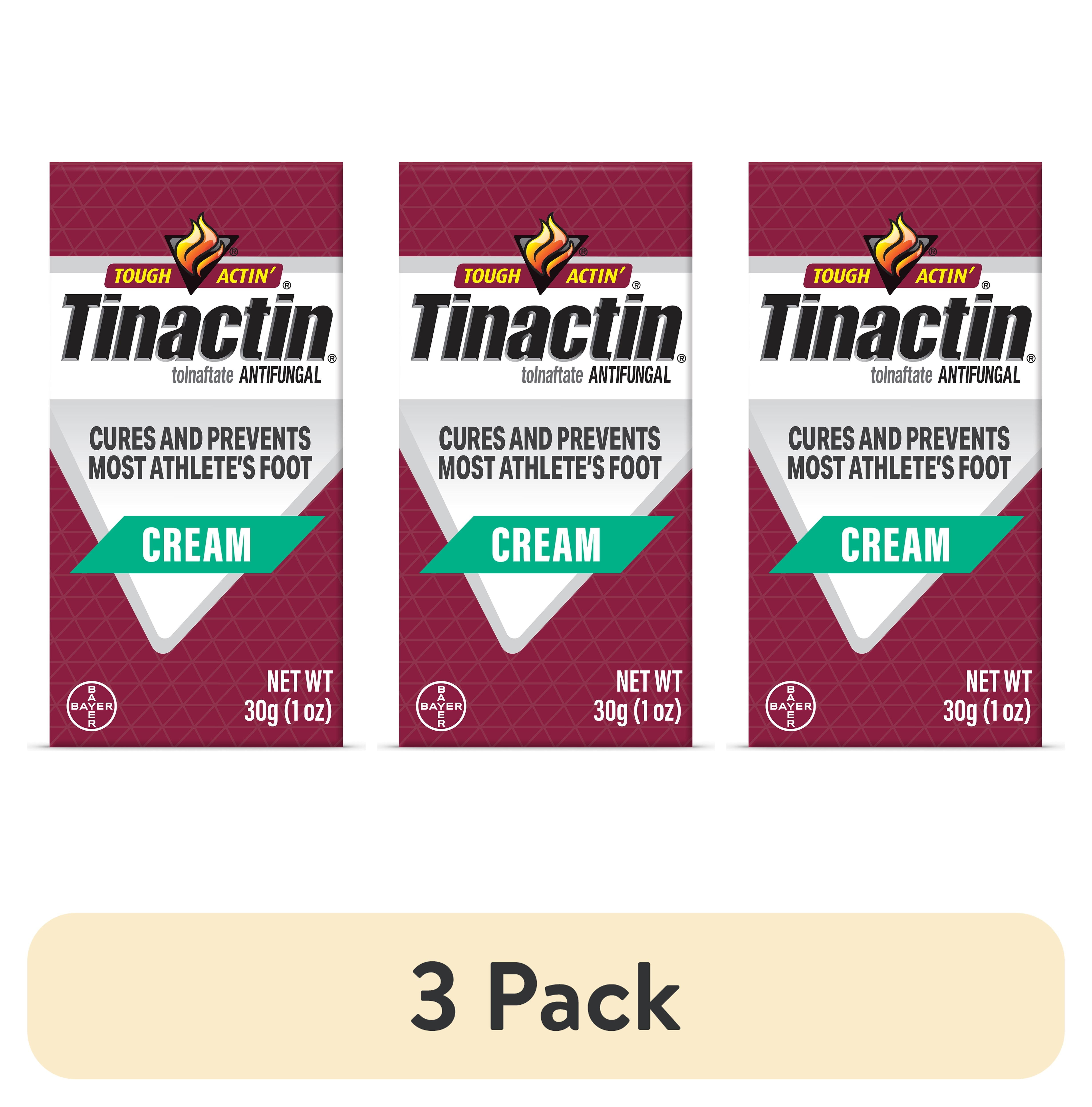 (3 pack) Tinactin Tolnaftate Athlete's Foot Treatment Antifungal Cream ...