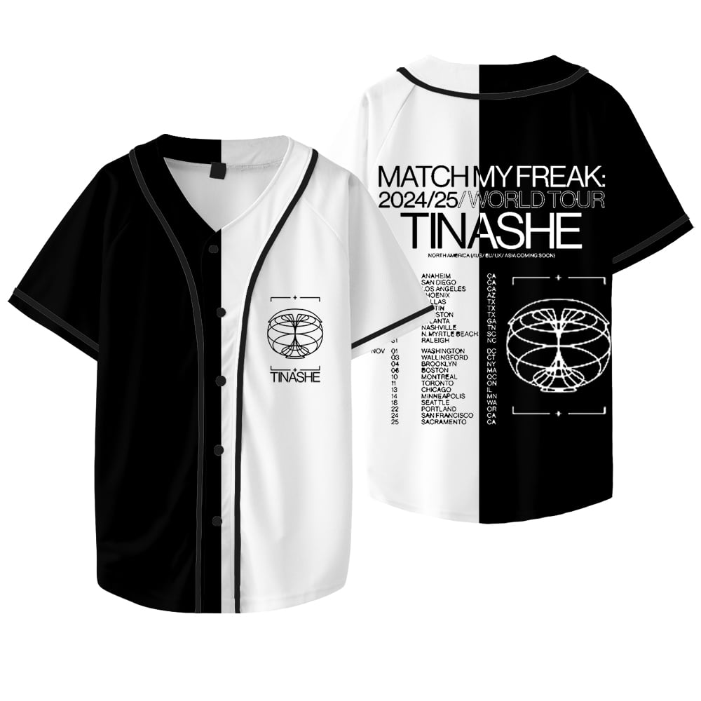 Tinashe Match My Freak World Tour Merch Baseball Jacket Summer Women ...