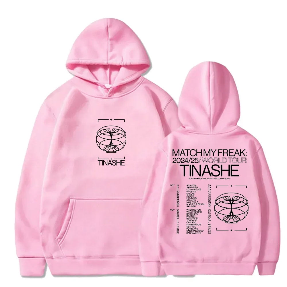 Tinashe Match My Freak World Tour Merch Hoodies New Logo Pullovers ...