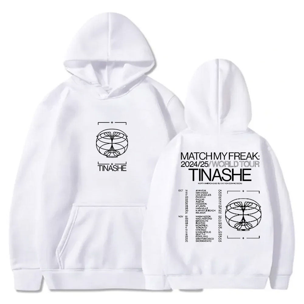Tinashe Match My Freak World Tour Merch Hoodies New Logo Pullovers ...