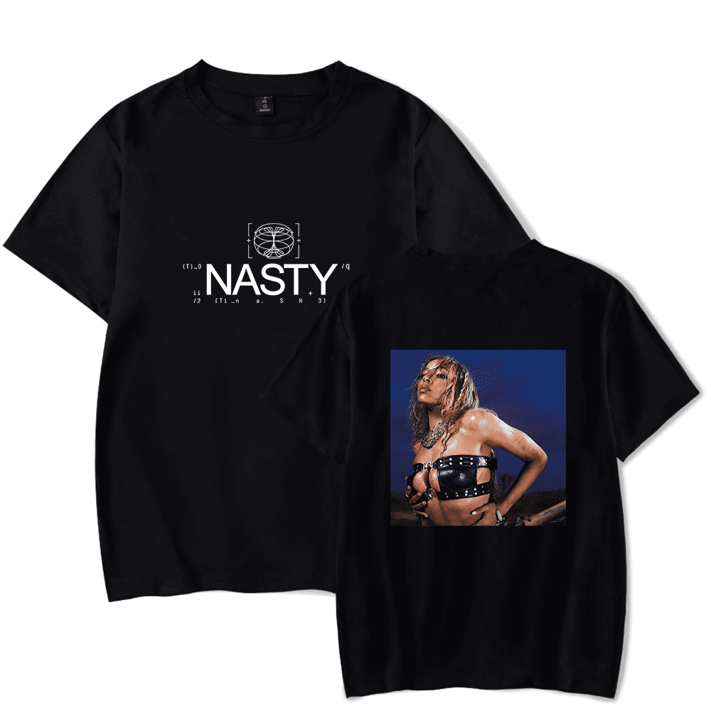 Tinashe Merch Nasty T-shirt New Album Photo Short Sleeve Streetwear Tee ...