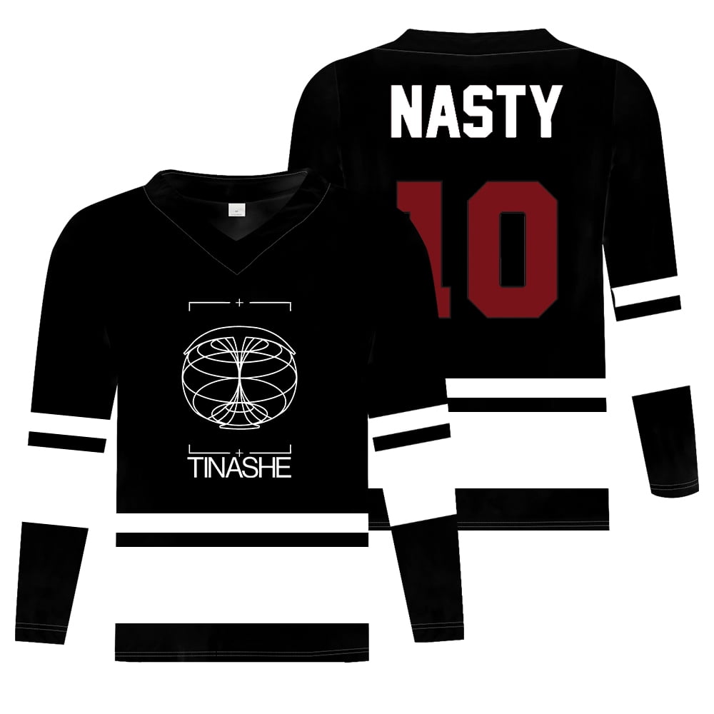 Tinashe Nasty 10 Logo Jersey Match My Freak World Tour Merch Women Men ...