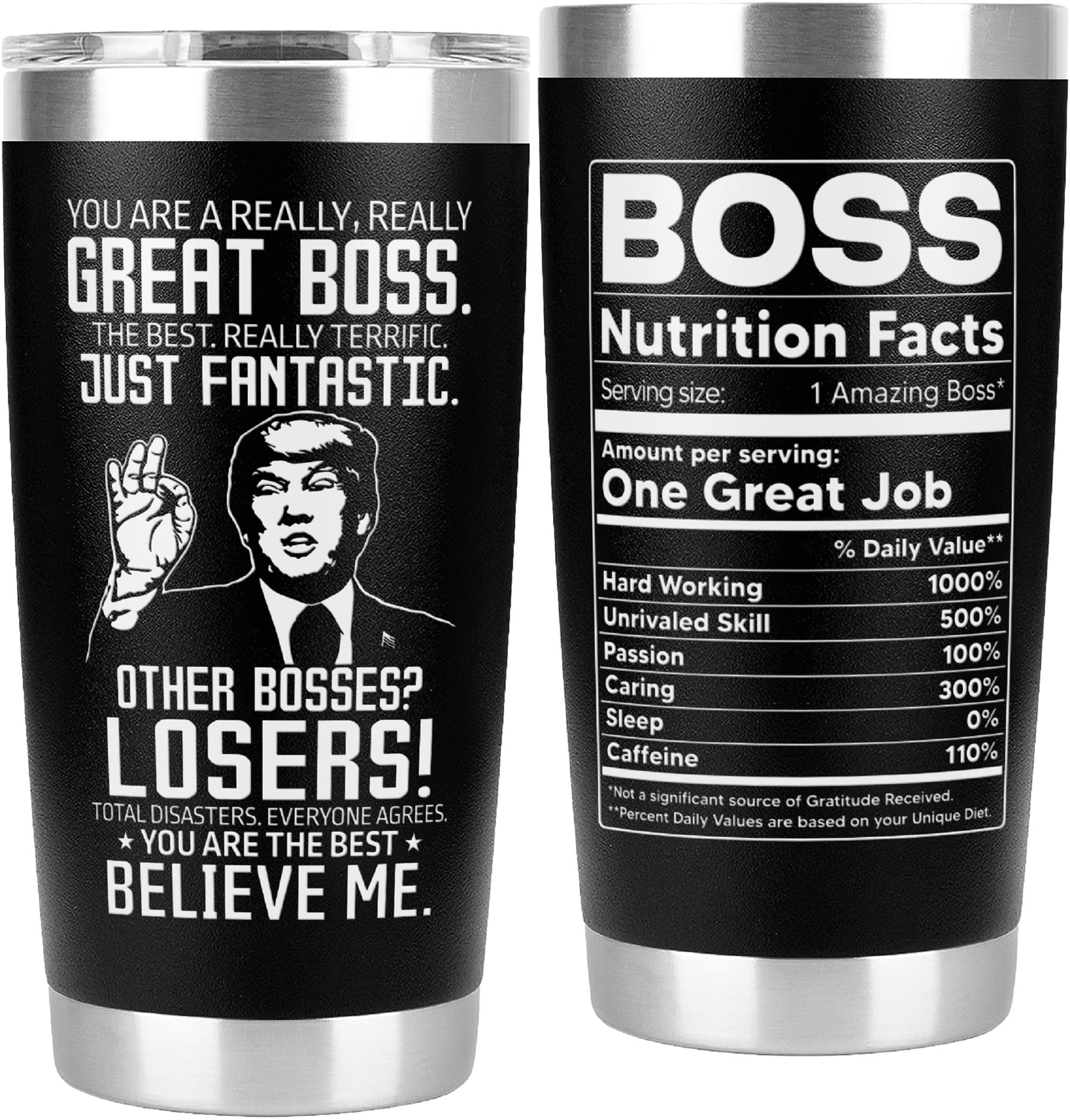 Tinasona Black Best Boss Gifts for Men Women You’re A Great Bosses ...