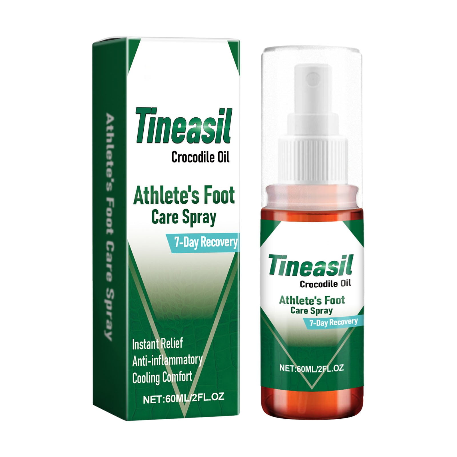 Tinea Pedis Oil Spray 60Ml Oil Foot Care Spray for Foot Discomfort ...