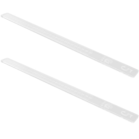 Tineasur 1Pair Biscuit Leveling Ruler Transparent Acrylic Baking ...