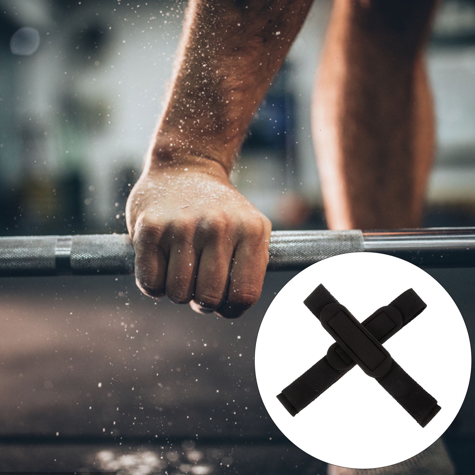 Tineasur 1 Pair Grip Strap Deadlift Wrist Brace Workout Wrist Support ...