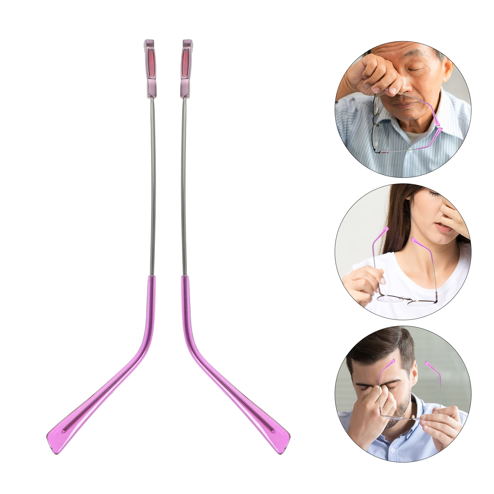 Tineasur 1 Pair Metal Eyeglass Temple Replacement for Anti Slip ...