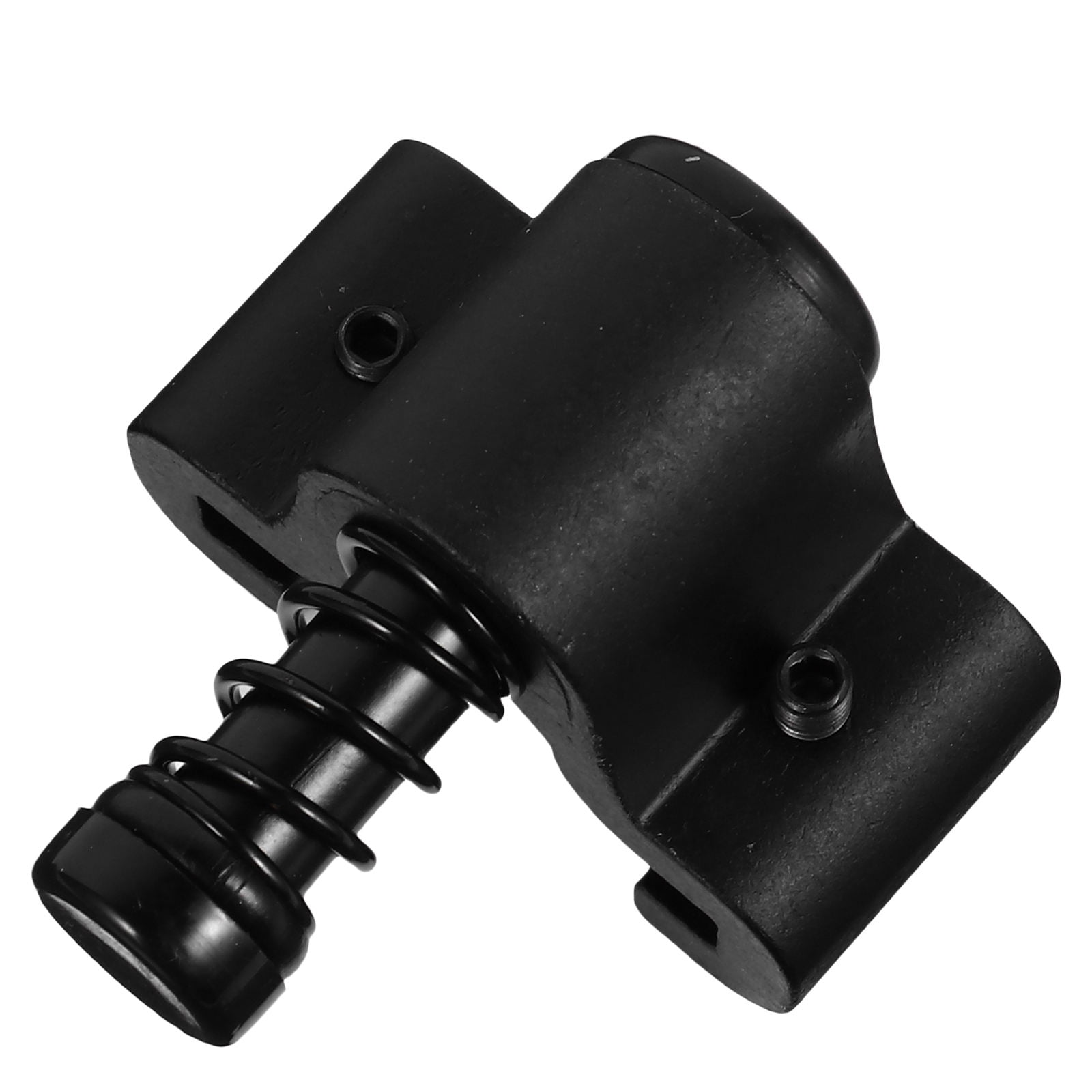 Tineasur Adjustable Sliding Door Stopper Spring Mechanism Black Carbon ...