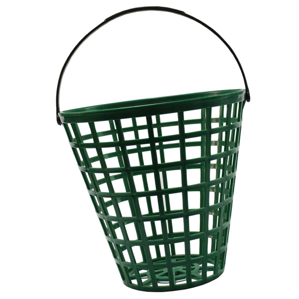 Tineasur 1 Set Green Plastic Golf Ball Basket for Driving Ranges 9.8x9 ...