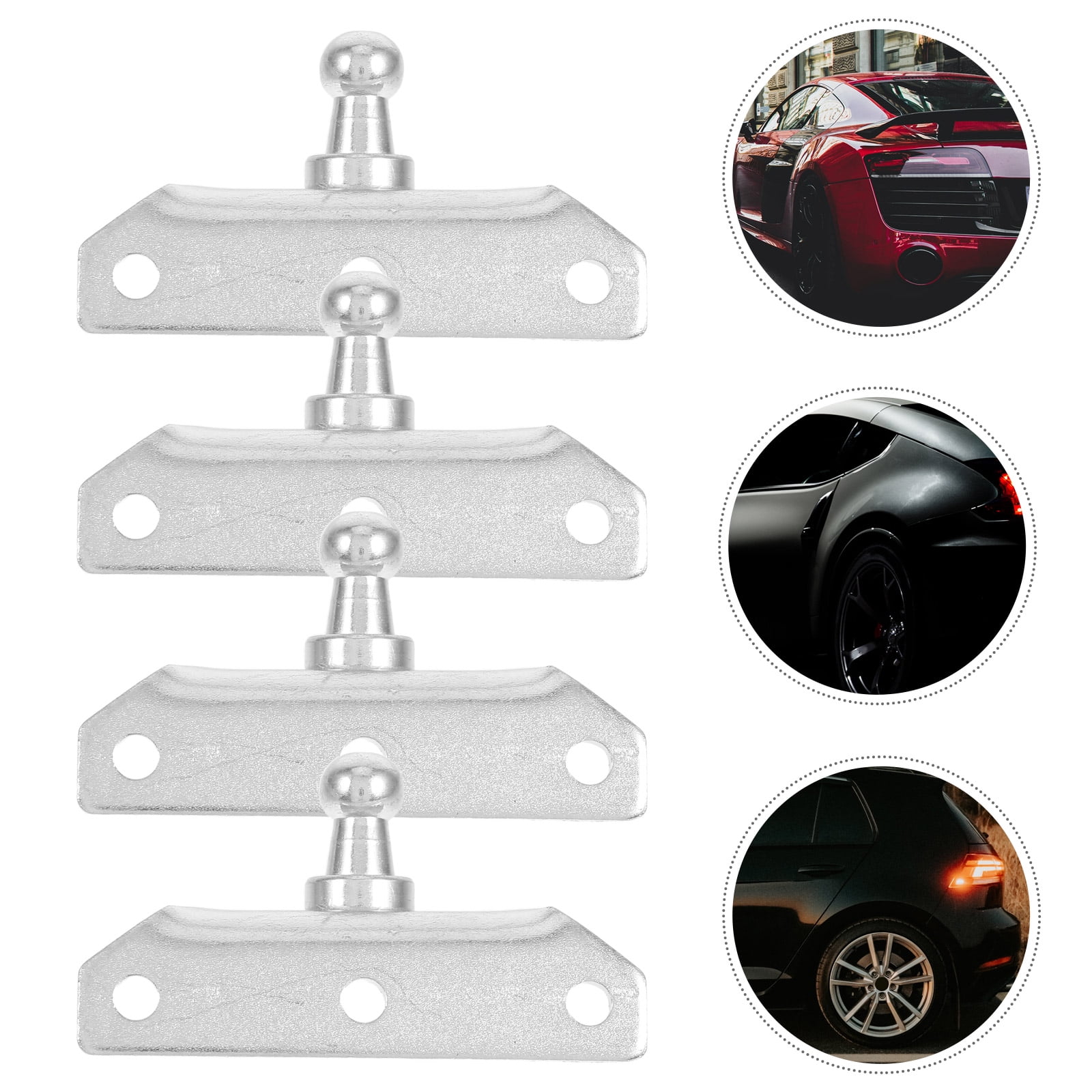 Tineasur Heavy-Duty Suspension Brackets Silver Iron for Decor ...