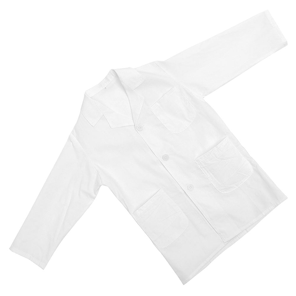 Tineasur 1 Set Kids Coat White Polyester Cotton For Lab Coat - Walmart.com