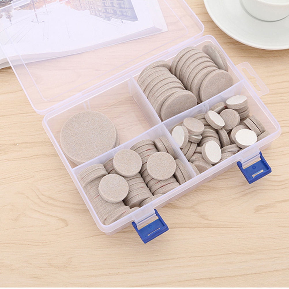 Tineasur 1 Set Round Felt Pads for Protective Floor Pad for Furniture ...