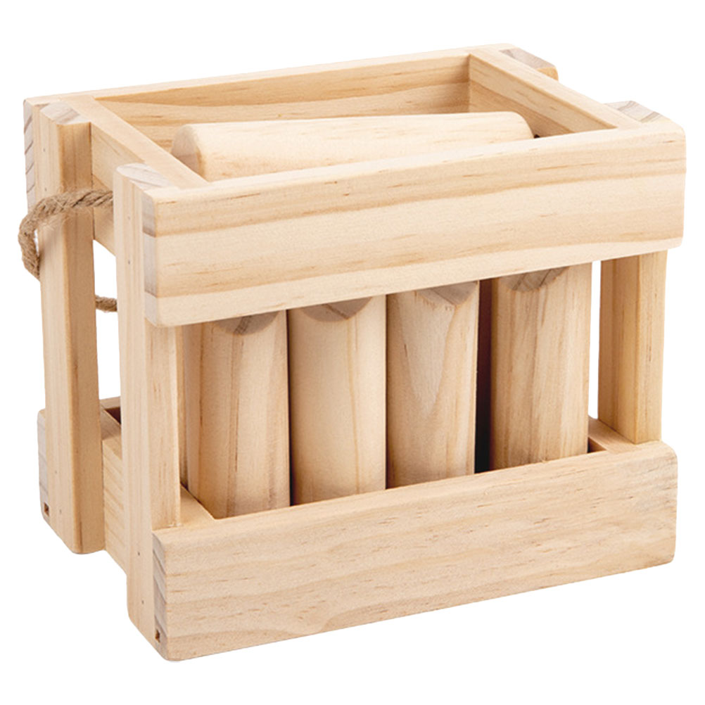 Tineasur 1 Set Toss Game Toy for Kids Wood Pillar Round Shape ...
