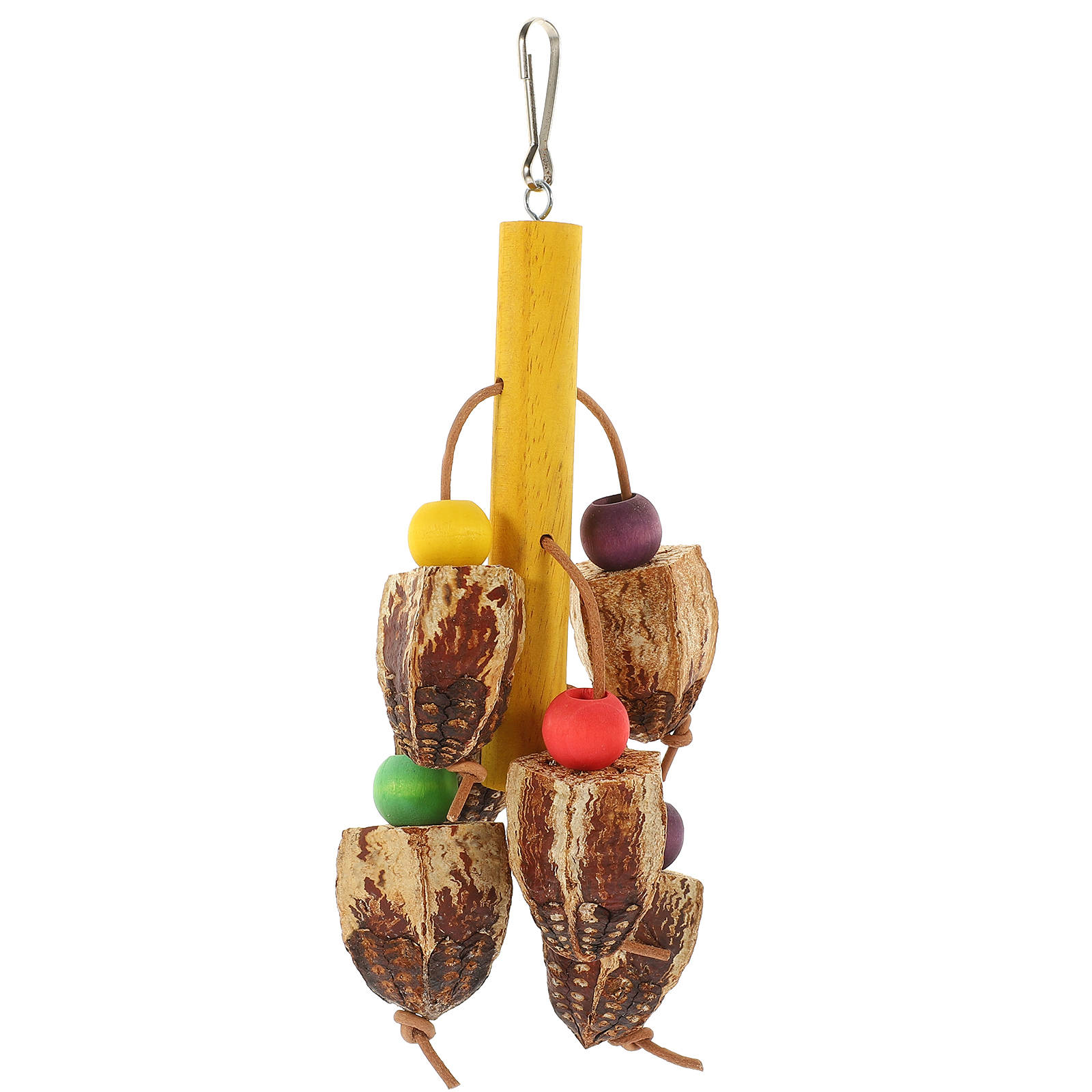 Tineasur 1 Set Wooden Parrot Foraging Toys for Indoor Play 9x7.5x27cm ...