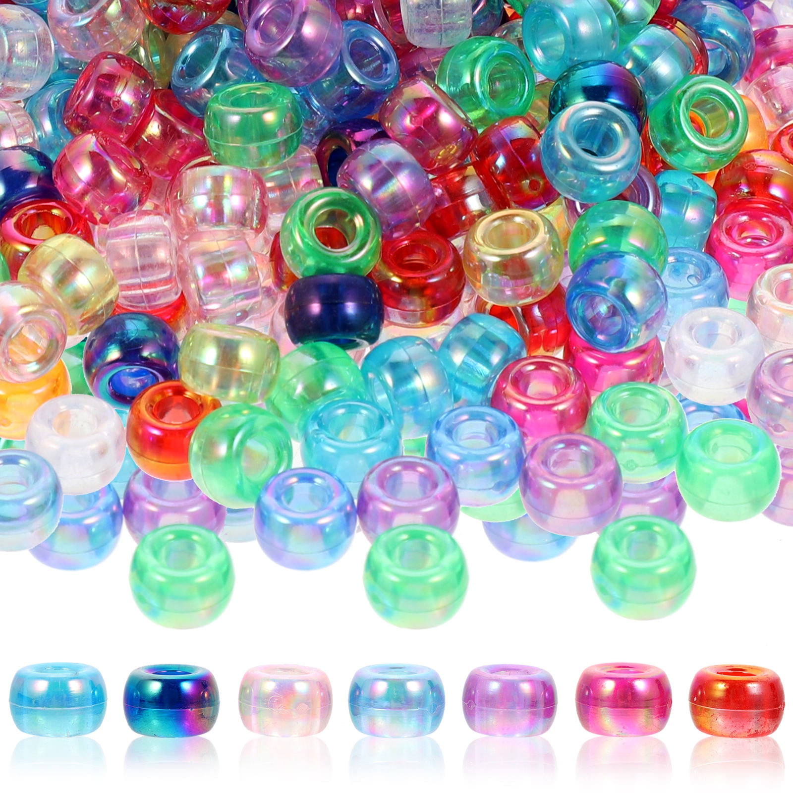 Tineasur 1000Pack Acrylic Beads for Creative Jewelry and Craft Projects ...