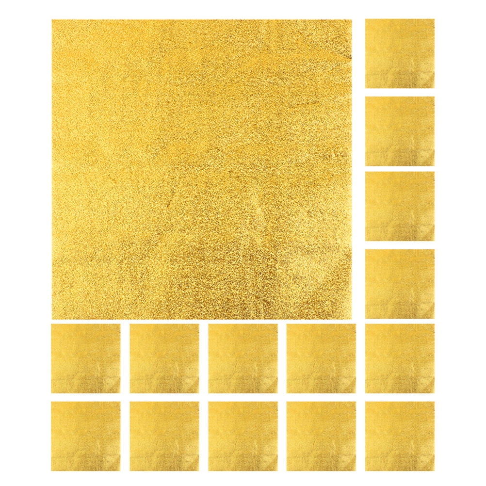 Tineasur 100Pcs Diy Candy Wrappers Golden Aluminum Foil for Daily Use ...