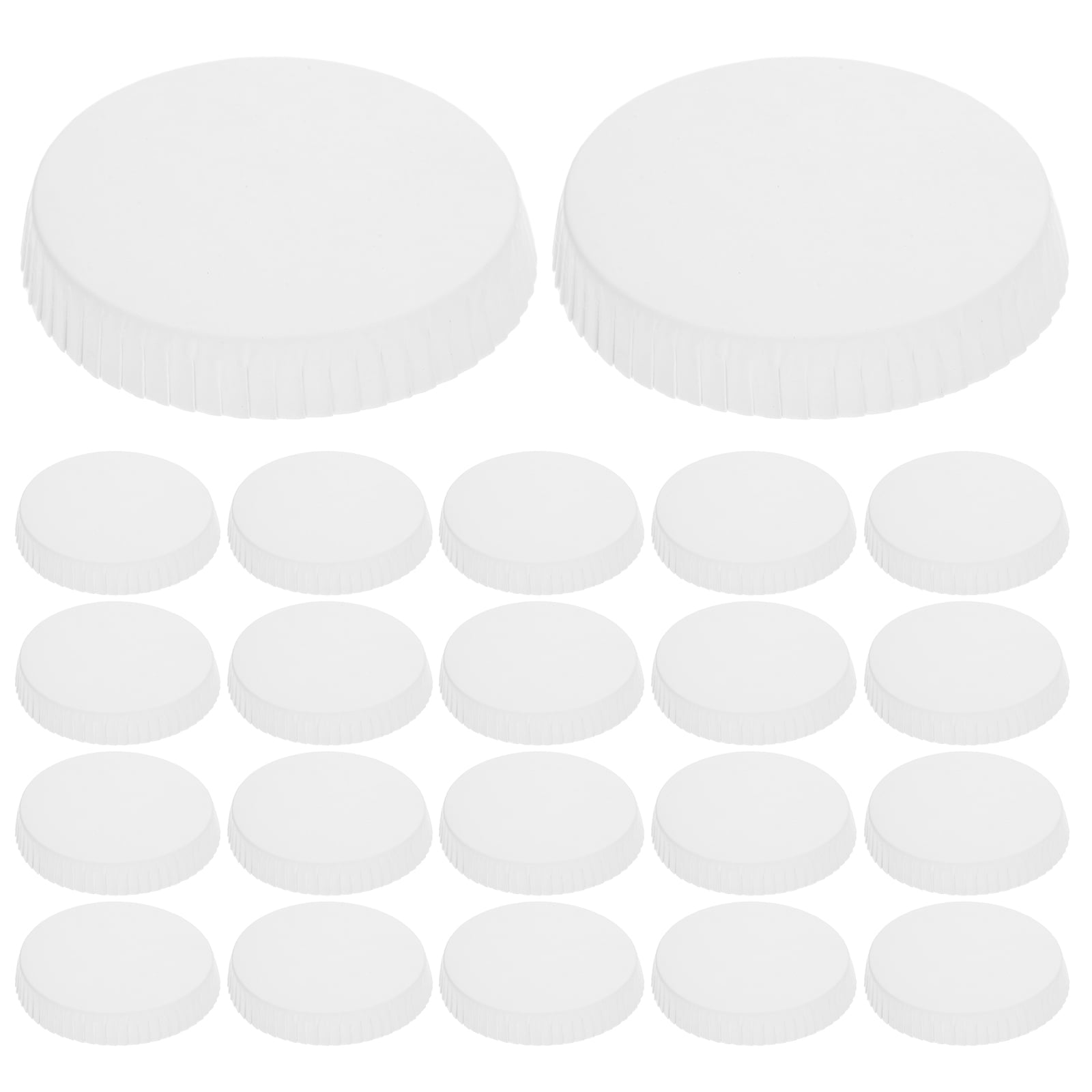 Tineasur 100Pcs Round Paper Cup Lid for and in Coffee Shops - Walmart.com