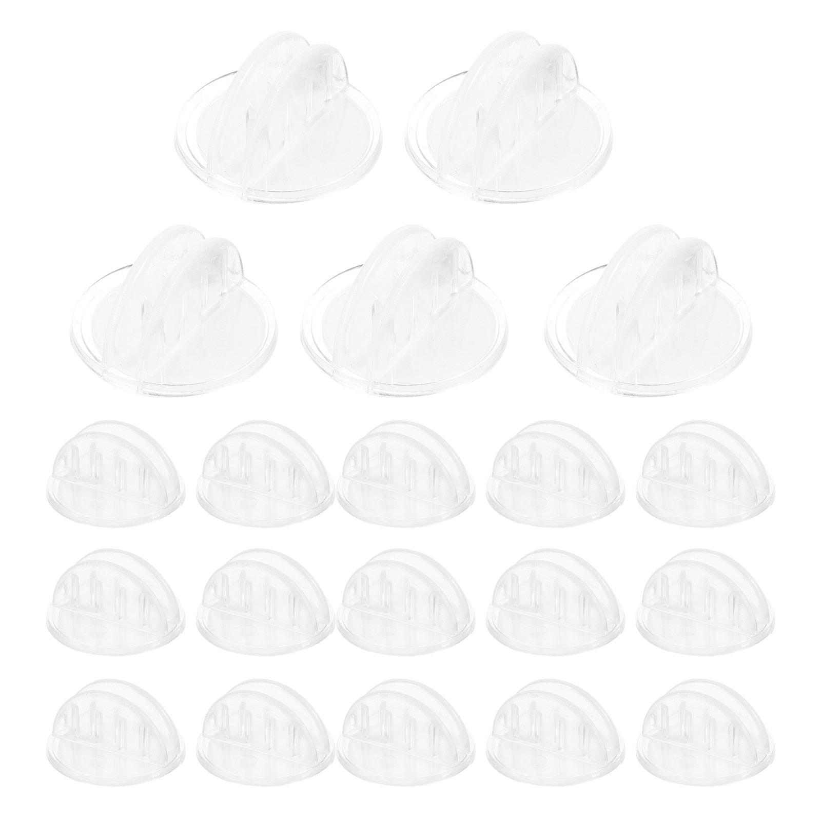 Tineasur Clear Plastic Price Tag Holders Transparent Retail Display ...
