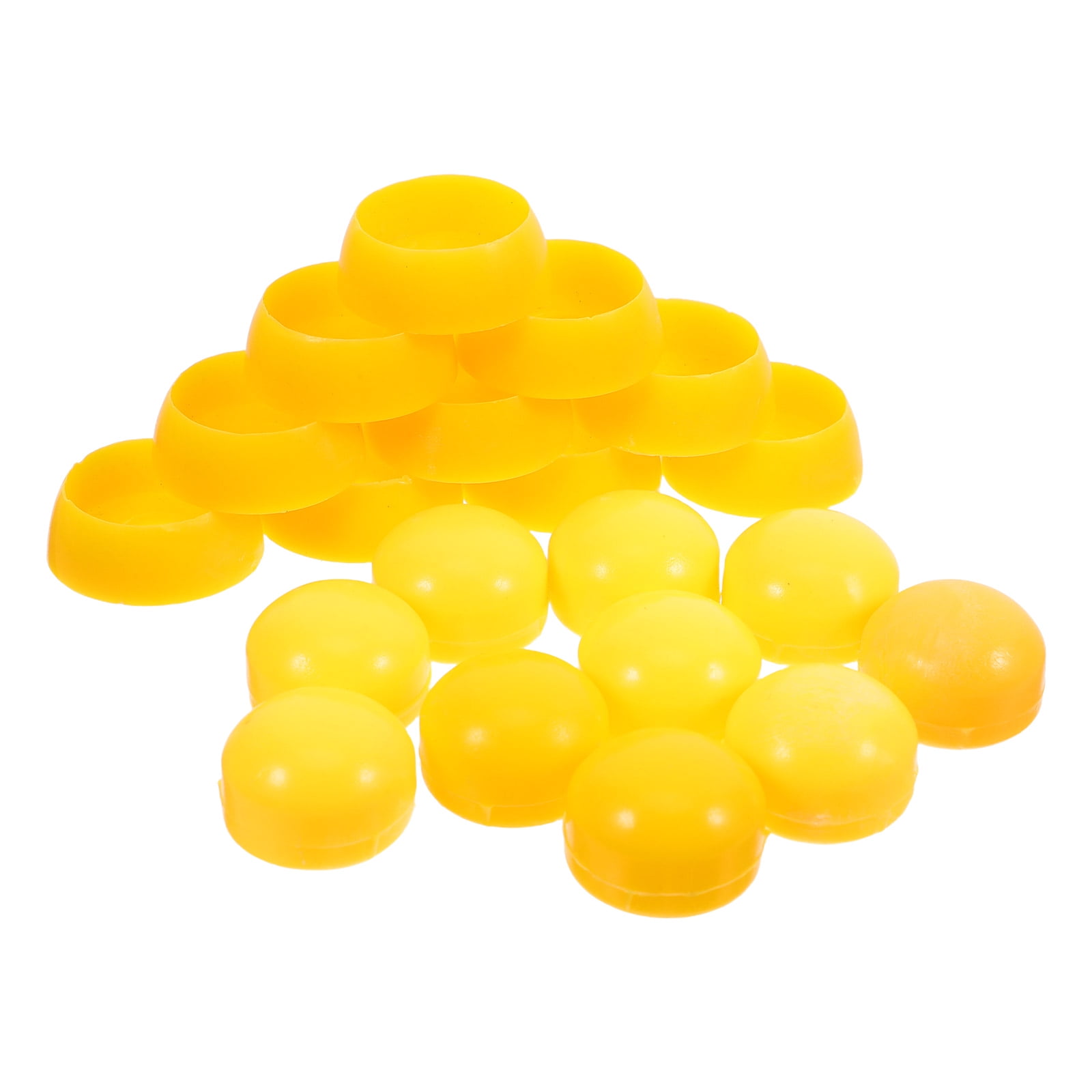 Tineasur 10Pcs Plastic Nut Protection Covers Yellow for Playground ...