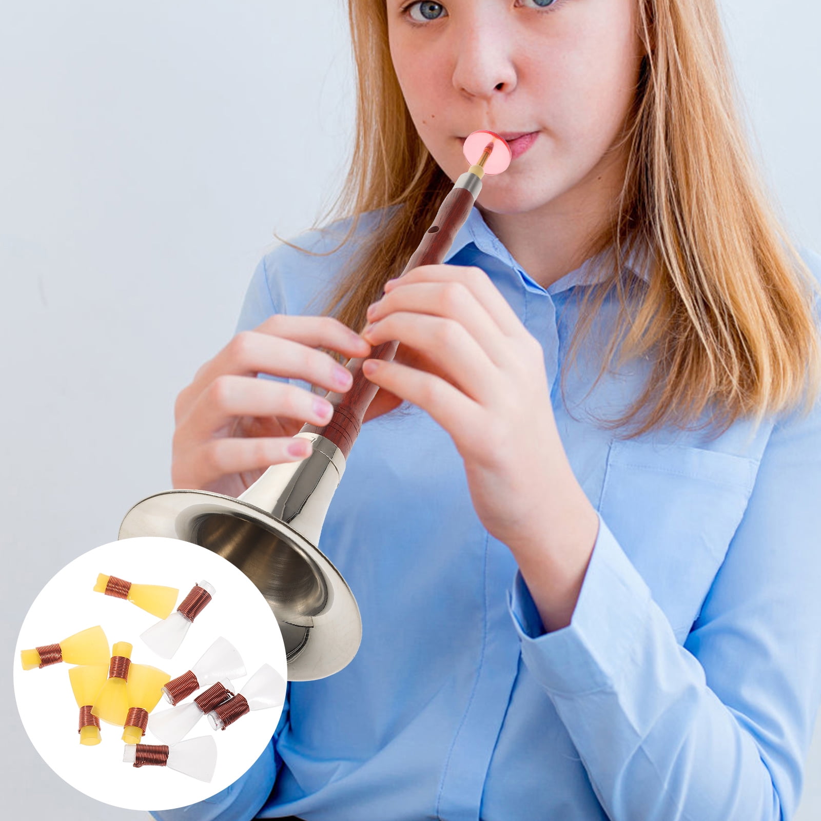 Tineasur 10Pcs Musical Whistle Suona Reeds Assorted Color for ...