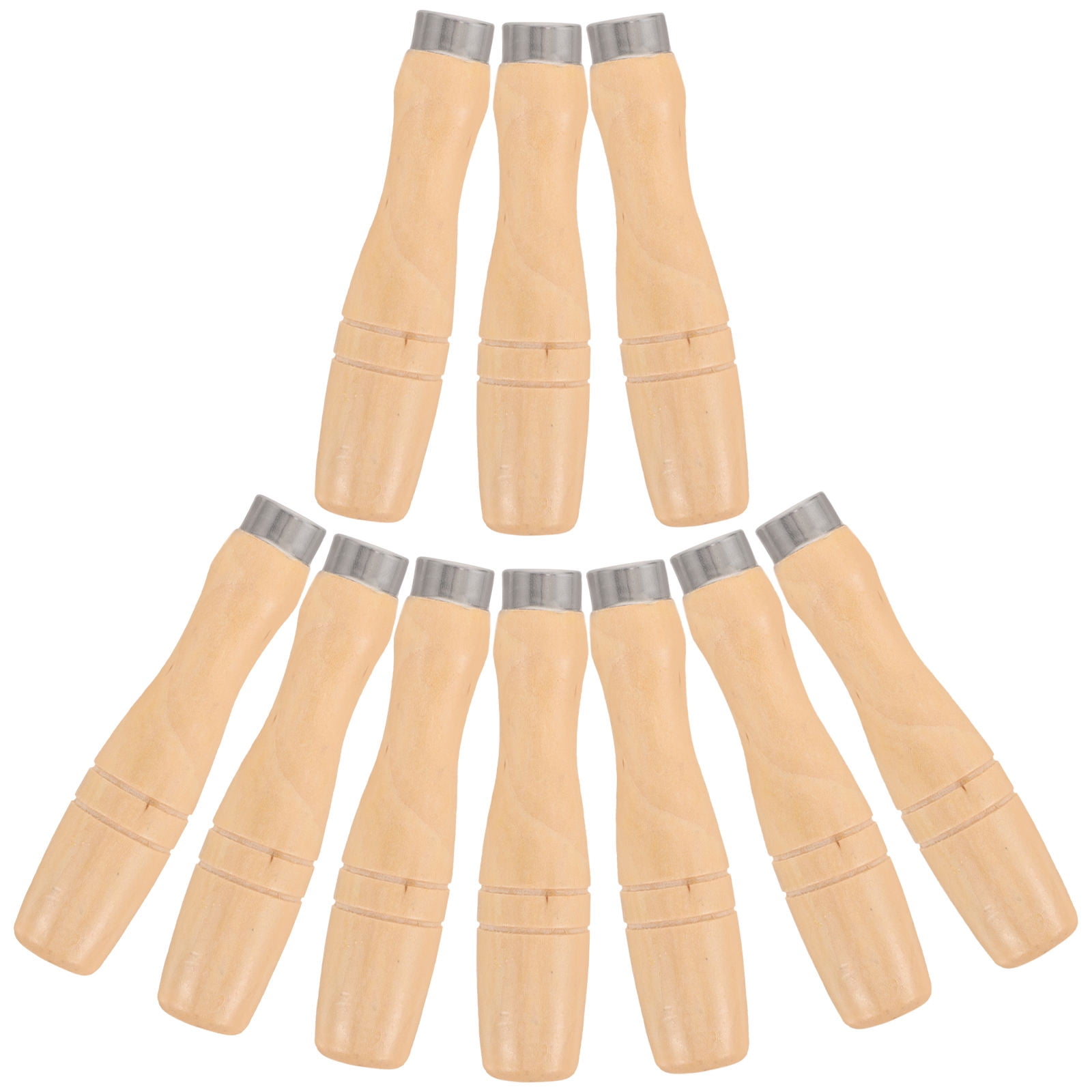 Tineasur 10Pcs Universal Wood Handle for File Cutting Tool Artists ...