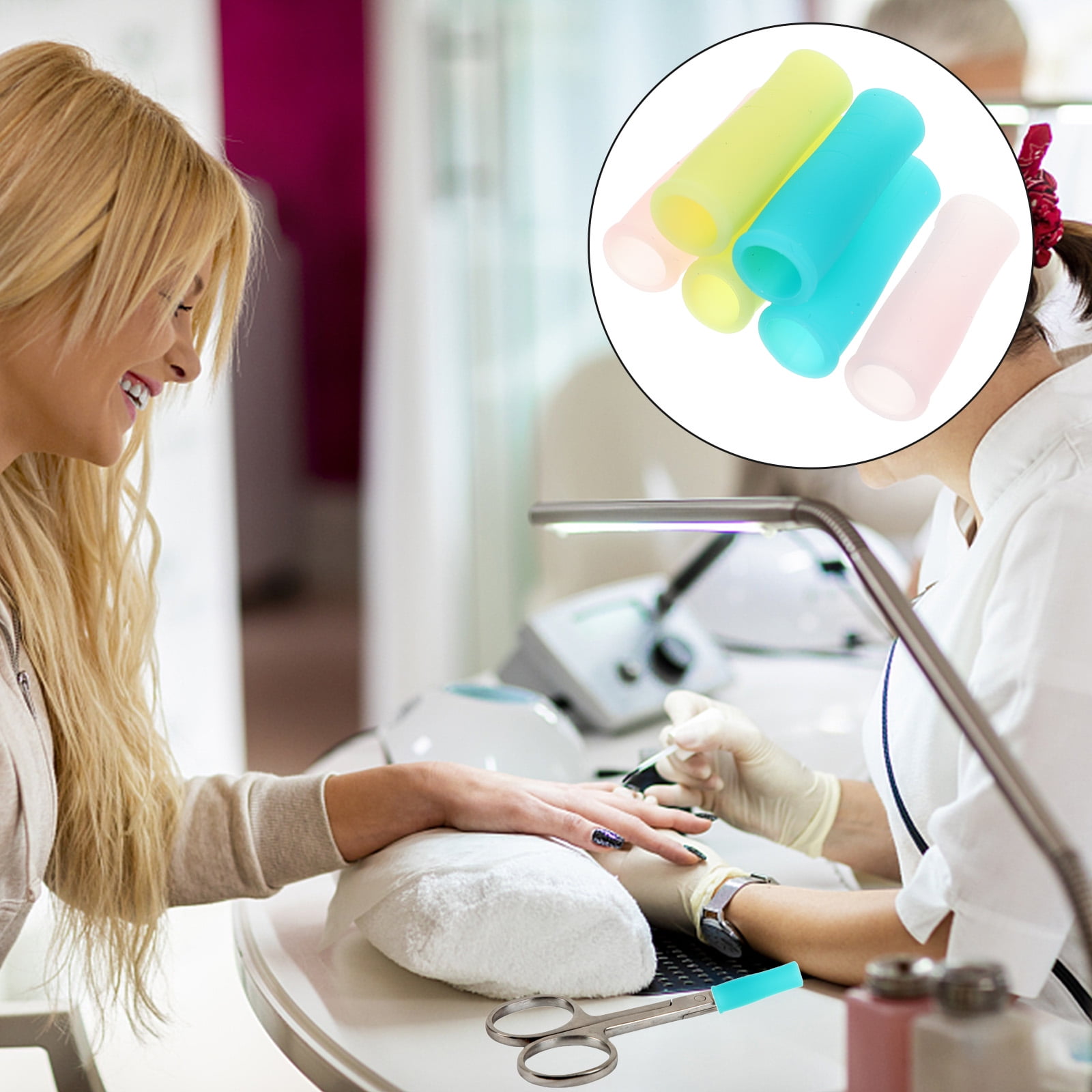 Tineasur Scissors Accessories Pink 12Pcs 1.38X0.51X0.51in - Walmart.com