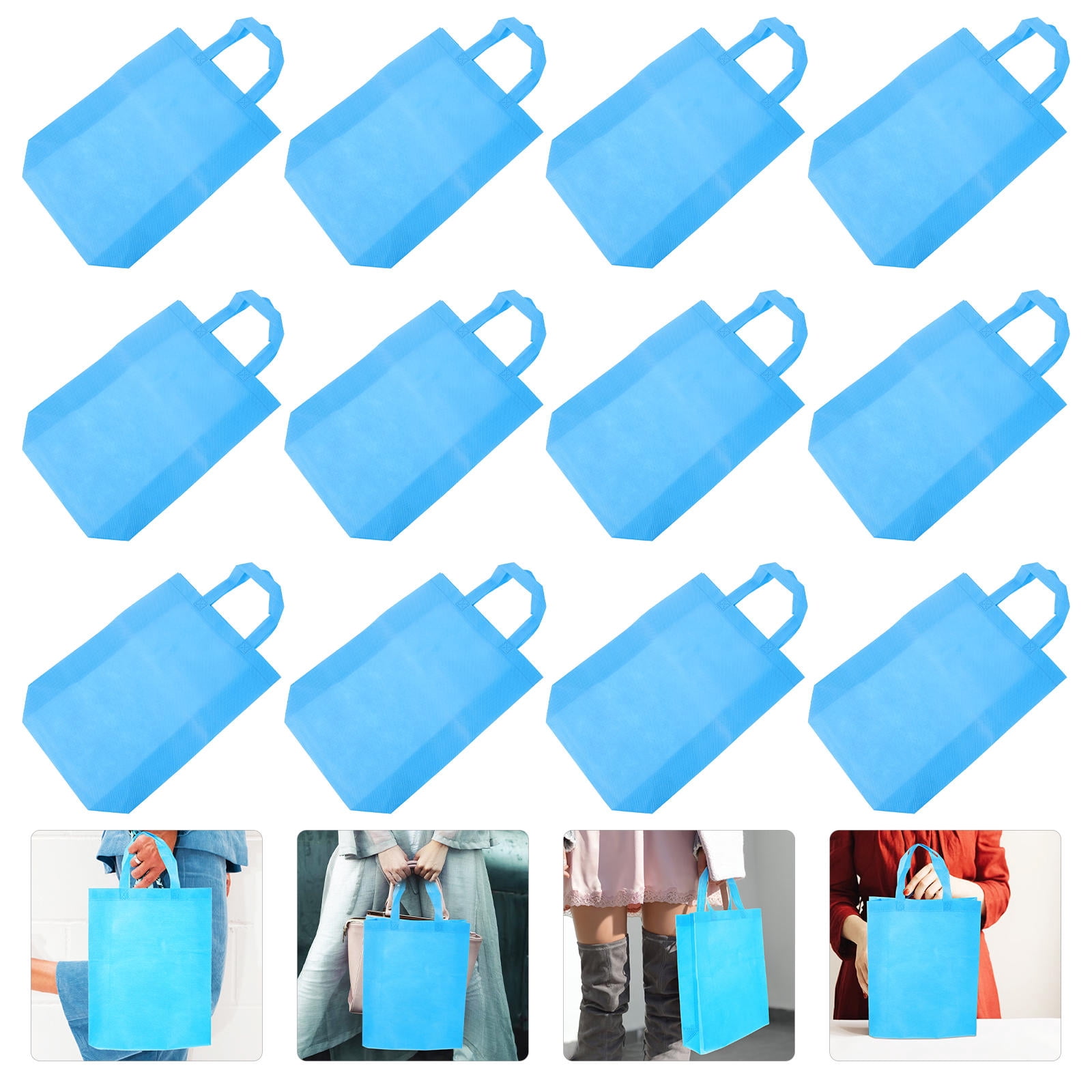 Tineasur 12Pcs Multipurpose Tote Bags for Women Open Design Weather ...