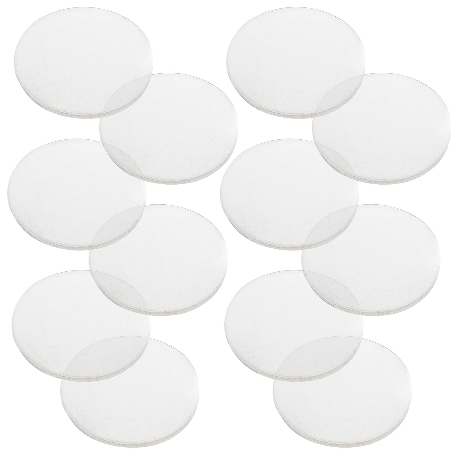 Tineasur 12Pcs Transparent Convex Lens for Teaching and Student ...