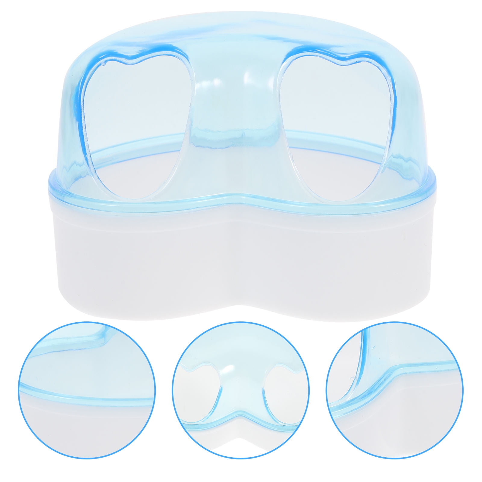Tineasur Small Pet Bathing Container Hamster Bathroom PP 1Set - Walmart.com