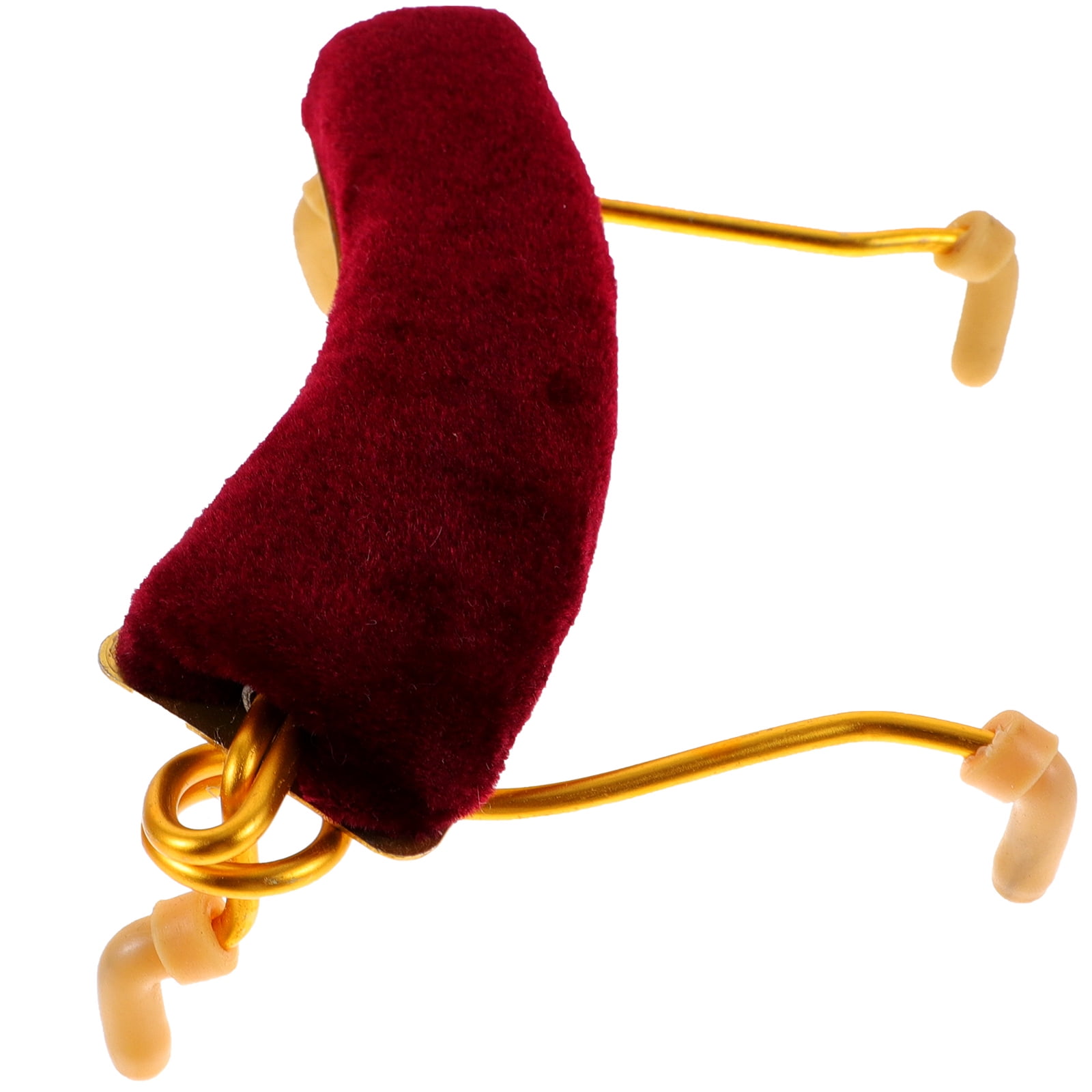 Tineasur Comfortable Violin Shoulder Rest Red Alloy Cloth for Long-Term ...