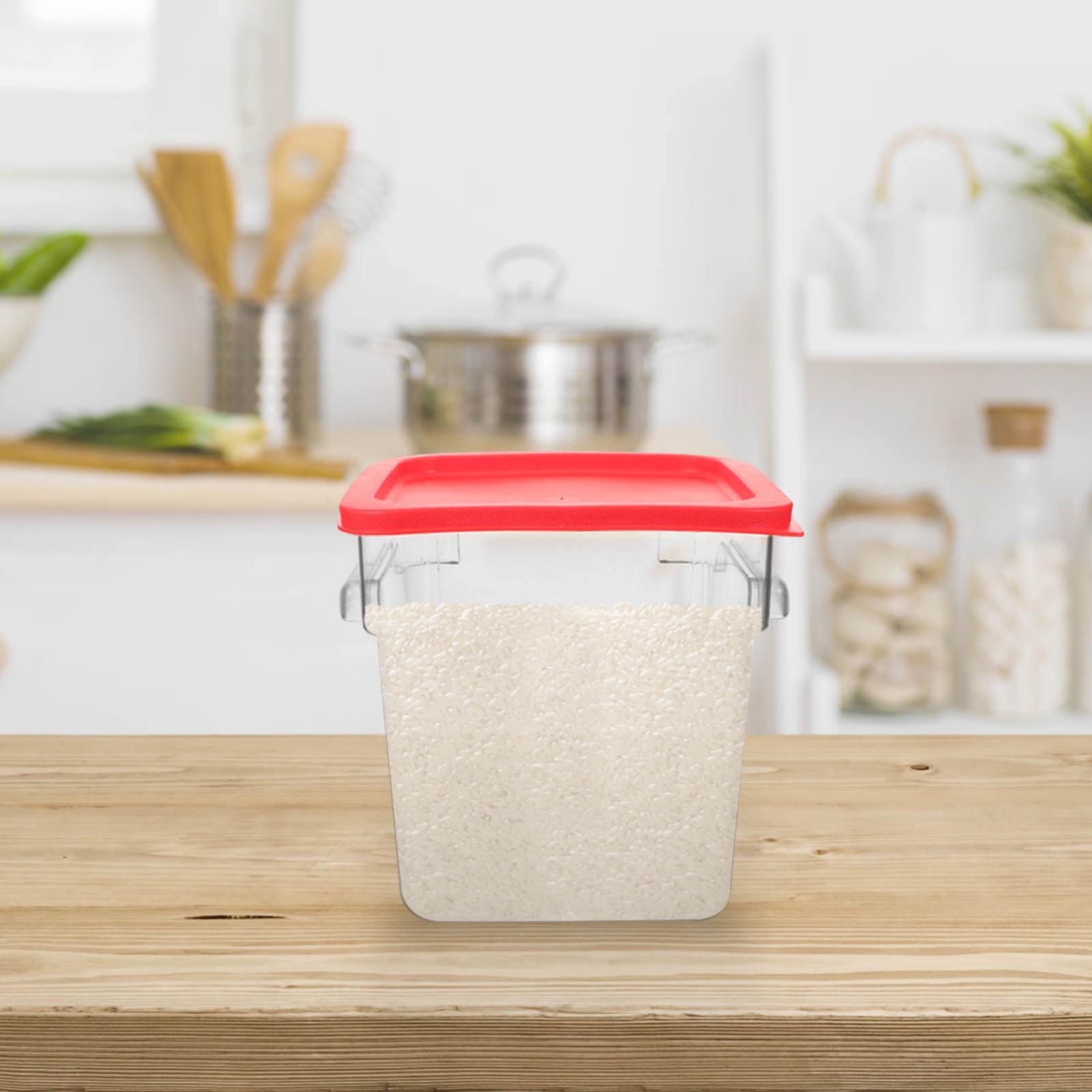Tineasur Airtight Rice Container Simple 1Set - Walmart.com