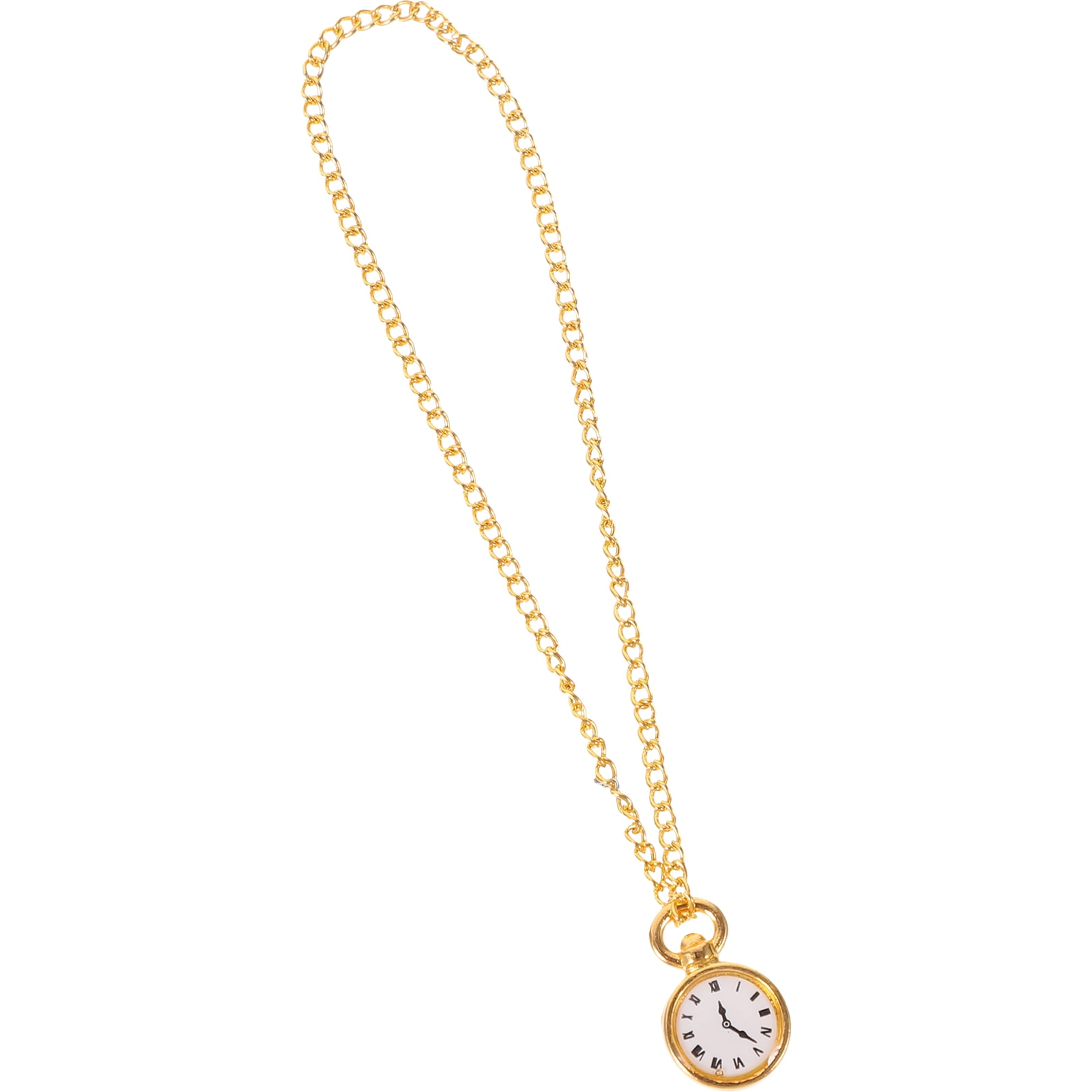 Tineasur 1Pack Dollhouse Pocket Watch Watch with Chain for Doll House ...