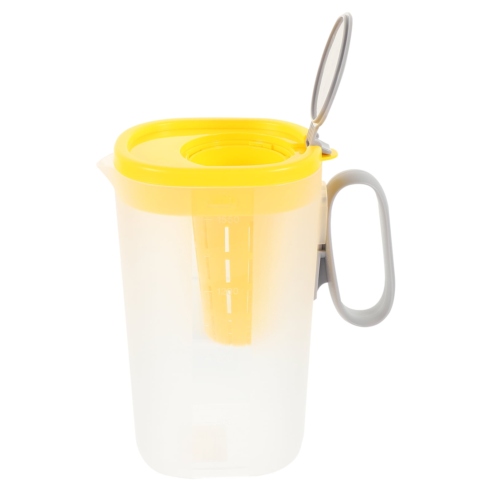 Tineasur 1Pack Restaurant Tea Pots Yellow 1550ML PP Making Tea Guests ...