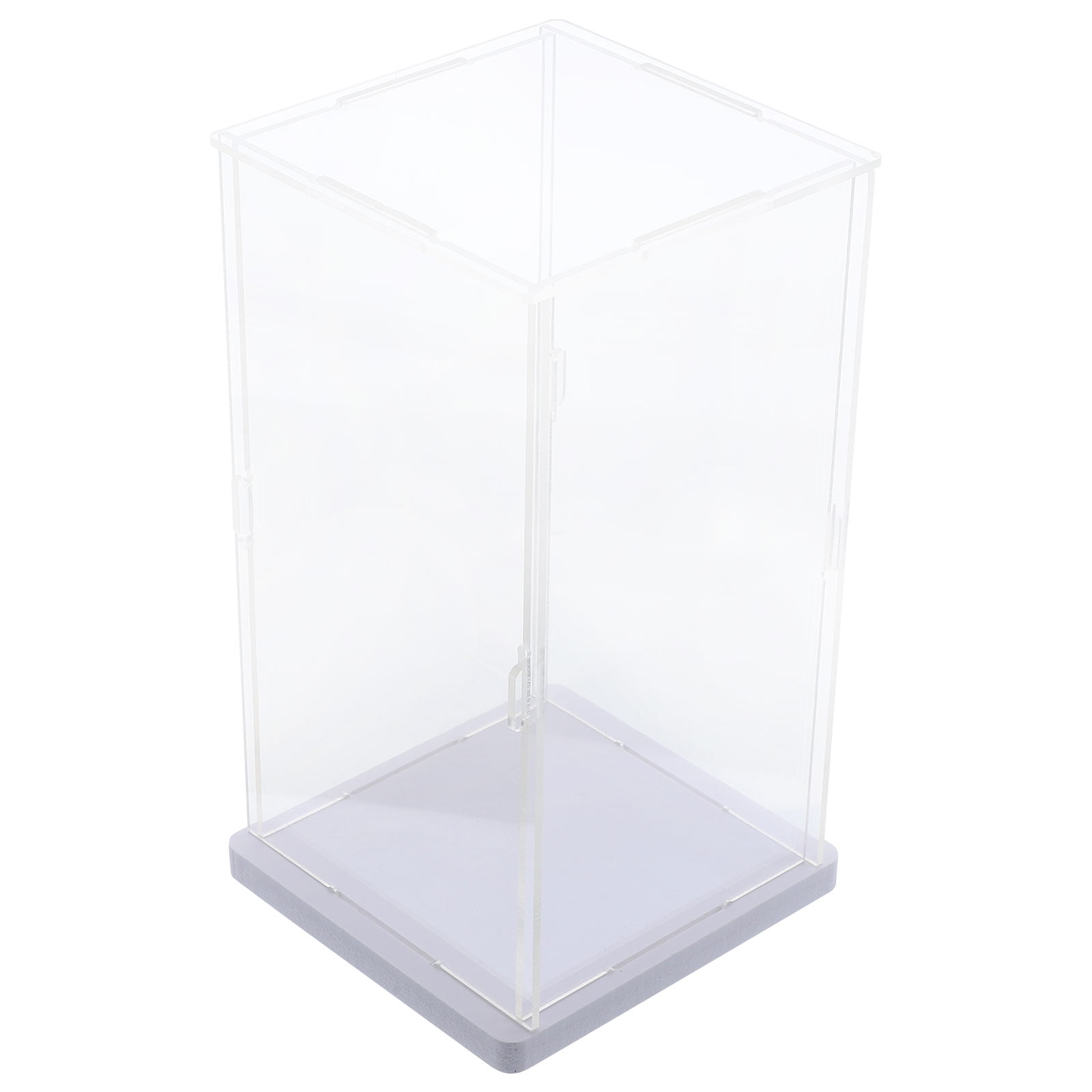 Tineasur Clear Acrylic Display Box Transparent Display Case for Storage ...