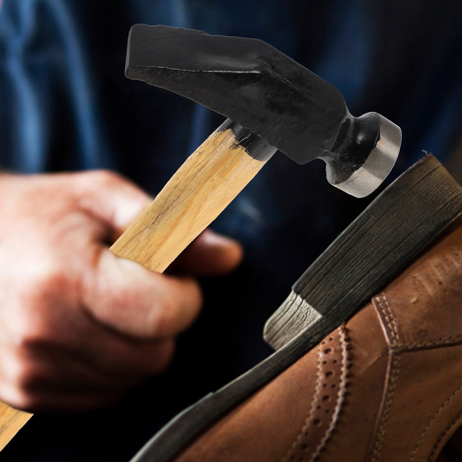 Tineasur Repairing Hammer Shoe Repair Hammer Wood 1Set - Walmart.com