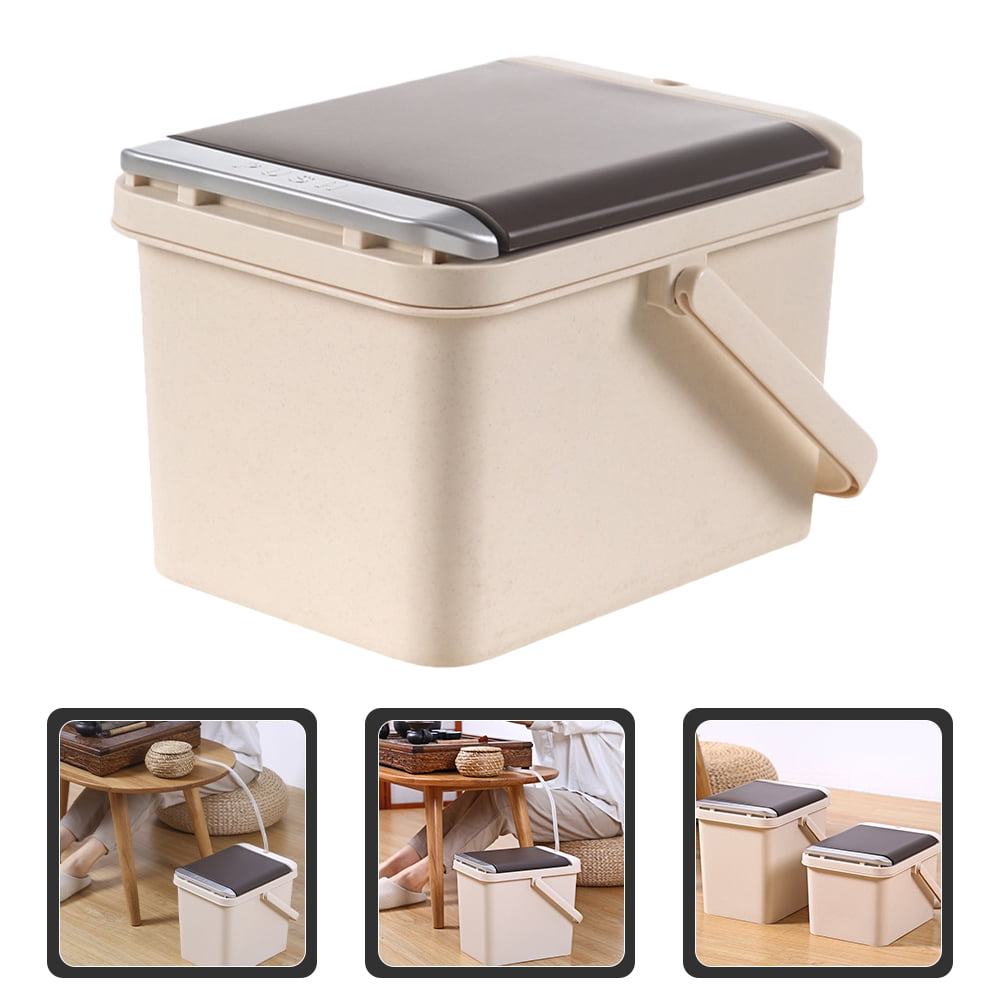Tineasur Tea Dross Bucket Compact Design Beige 1Pack - Walmart.com