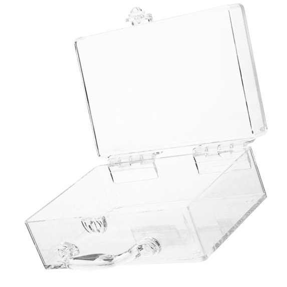 Tineasur Multipurpose Clear Ps Storage Box for Cotton Swabs and ...