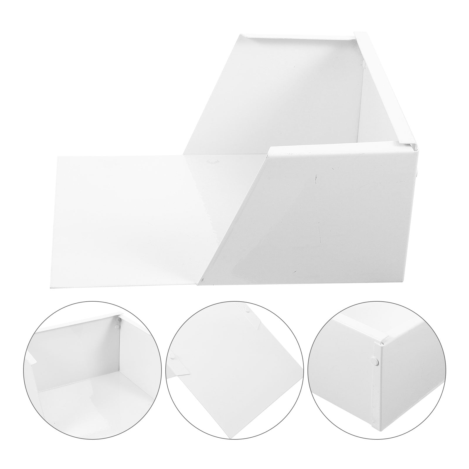 Tineasur Aluminum Alloy Gutter Downspout Extension, White, Sturdy and ...